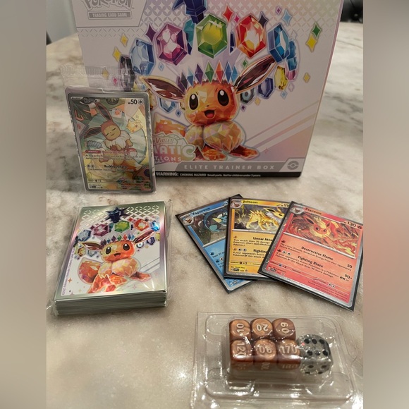 Other | Empty Pokemon Prismatic Evolutions Etb W Promos | Poshmark